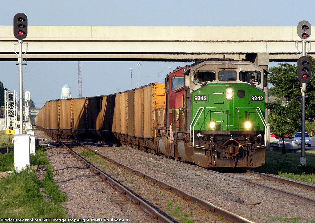 BNSF 9242, The Greenface